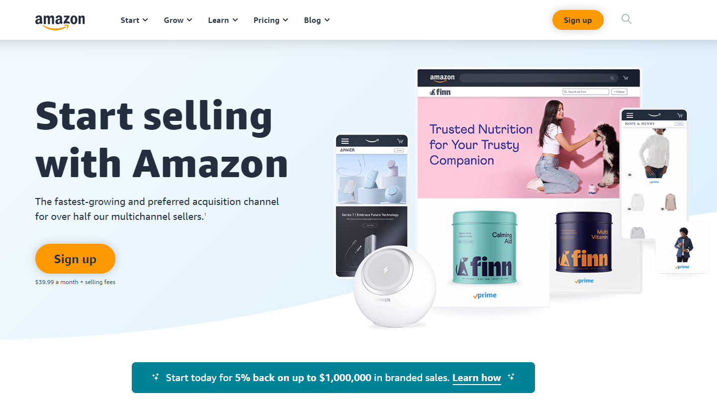 Create An Amazon Seller Account